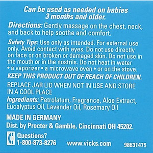 Vicks BabyRub Soothing Vapor Ointment - 1.76 oz
