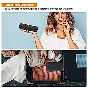 Elonbo Carrying Case for Fluke 101/106/107 Handheld Digital Multimeter, Portable Meter Equipment Travel Holder Tool Pouch, Mesh Pocket Fits Test Lead, Wire Cable Plug Connector, Black