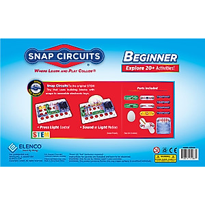 Snap Circuits Beginner, Electronics Exploration Kit, Stem Kit for Ages 5-9 (SCB-20)