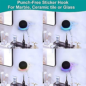 PLZRMBME Light Guide Wall Mount for Dot 5th Gen 2022, for Dot 4th & 5th Generation Smart Speaker Apple HomePod Mini Frosted Matte Removable for Bedroom Living Room Bathroom (1-Pack Circular)