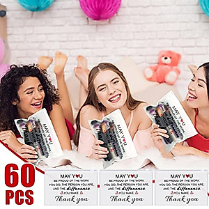 Sunnyray 60 Pcs CNA Week Gifts EVA Cosmetic Bag for Nurse Women Bulk Makeup Bags Cosmetic Toiletry Bags Pouch with Zipper Gifts for Girls Friend Wife(Be Proud of the Work You Do)