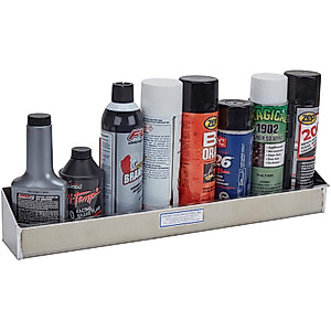 Aluminum Spray Can Shelf | Multi Use Storage Bin Holder Organizer 21"