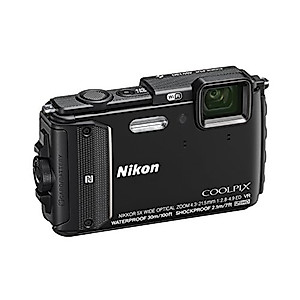 Nikon COOLPIX AW130 Waterproof Digital Camera with Built-In Wi-Fi (Black)