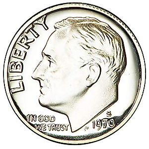 1970 S Proof Roosevelt Dime Choice Uncirculated US Mint