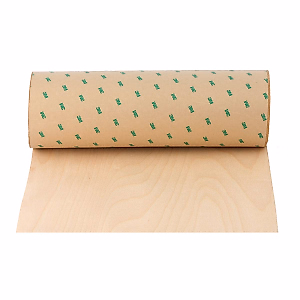 Edge Supply Birch Wood Veneer Sheet Rotary, 24" x 96", Peel and Stick, “A” Grade Veneer Face, Easy Application with 3M Self Adhesive Birch Wood Veneer Sheet, Veneer Sheets for Restoration of Furniture