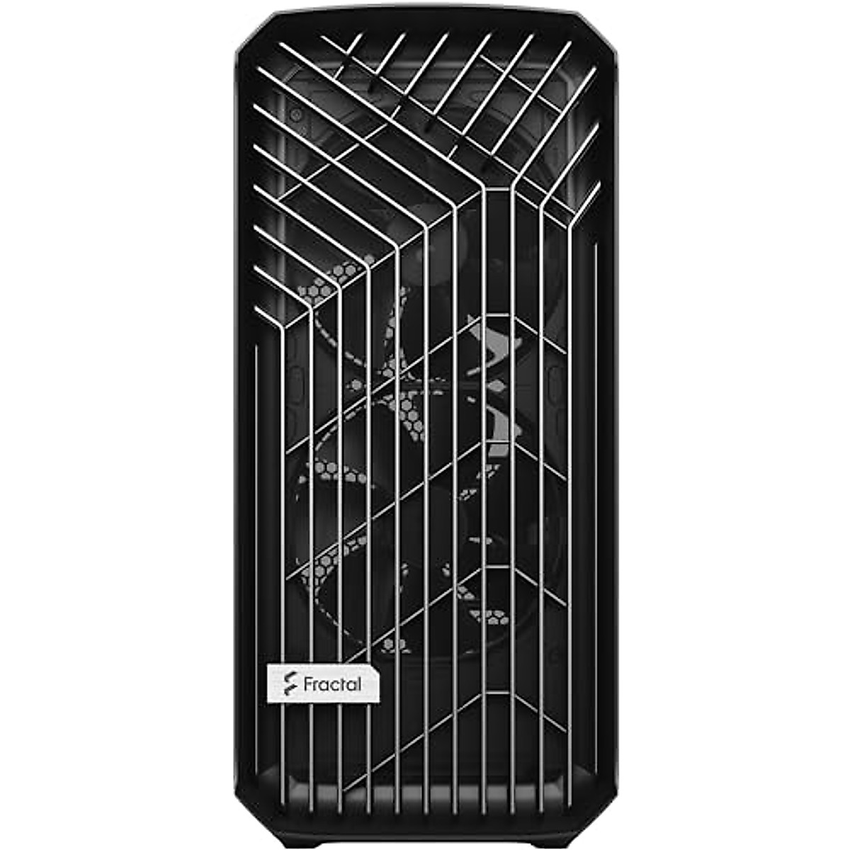 Fractal Design Torrent Black - Light Tint Tempered Glass Side Panel - Open Grille for Maximum air Intake - Two 180mm PWM and Three 140mm Fans Included - Type C - ATX Airflow Mid Tower PC Gaming Case