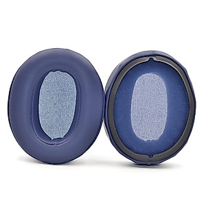 WH-XB900N Earpads Replacement Ear Pads Protein Leather Ear Cushion Cover Compatible with Sony WHXB900N WH-XB900N/B WH-XB900N Noise Cancelling Headphones (Blue)