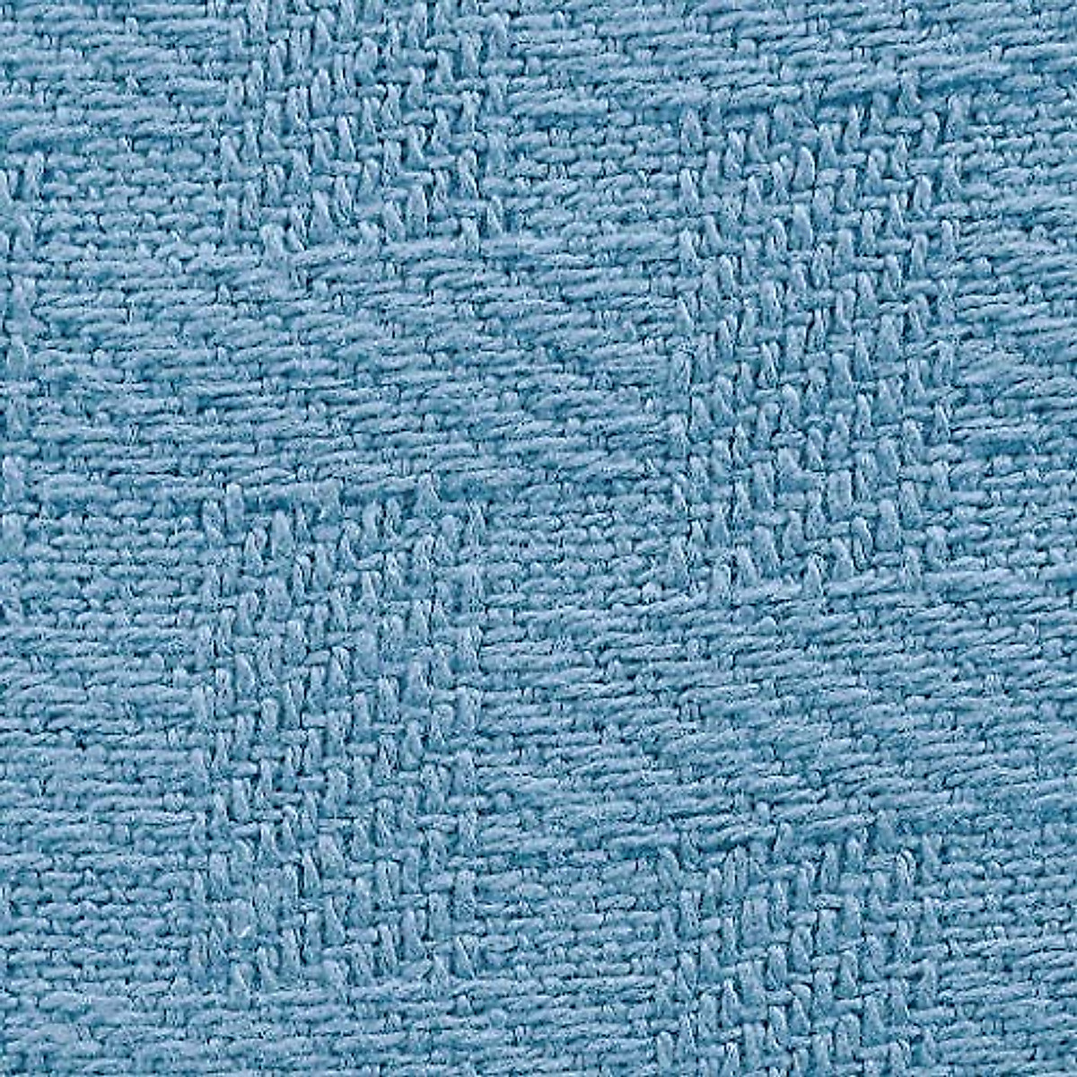 GLAMBURG 100% Cotton Bed Blanket, Breathable Bed Blanket King Size, Cotton Thermal Blankets King Size - Perfect for Layering Any Bed for All Season - Sky Blue