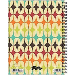 Willow Creek Press Rad Retro 2024 Softcover Spiral-Bound Weekly Planner (6.5" x 8.5")