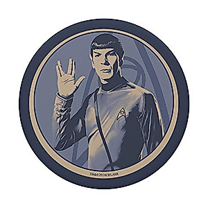 Star Trek Spock Live Long PopSockets Stand for Smartphones and Tablets PopSockets PopGrip: Swappable Grip for Phones & Tablets