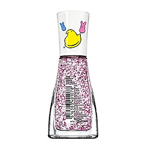 Sally Hansen Insta Dri Nail Polish Duo 2 Pack: PEEPS & LOVE (PEEPS WHITE & PEEPS SPARKLY WILD BERRY)