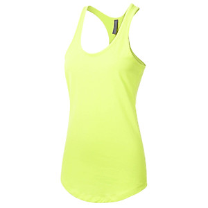 Womens Active Racerback Tank Top Soft Casual Sleeveless Workout Gym Yoga Tee Shirt Jersey (Small, 3hcb01_Cucumber)
