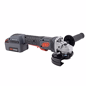Ingersoll Rand G5351-K22-20V Cordless Angle Grinder and Cut-off Tool, 2 Battery Kit, 8000 RPM, 1HP, 4.5" Wheel