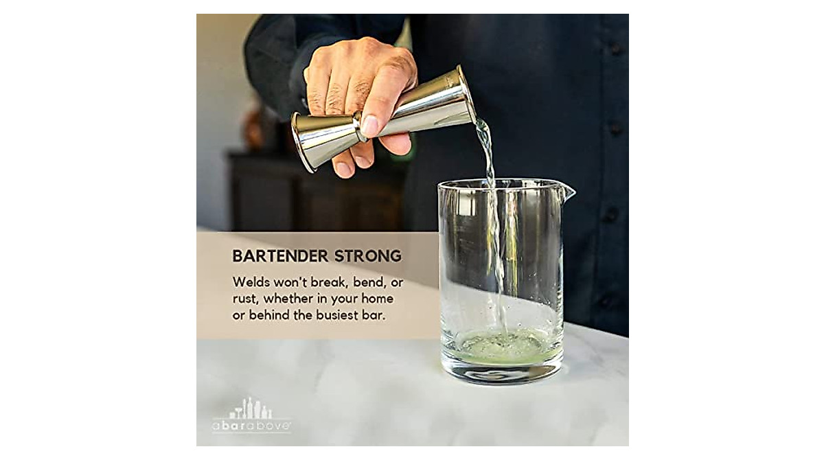 Premium Japanese Cocktail Jigger - Precise Measurement & Durability