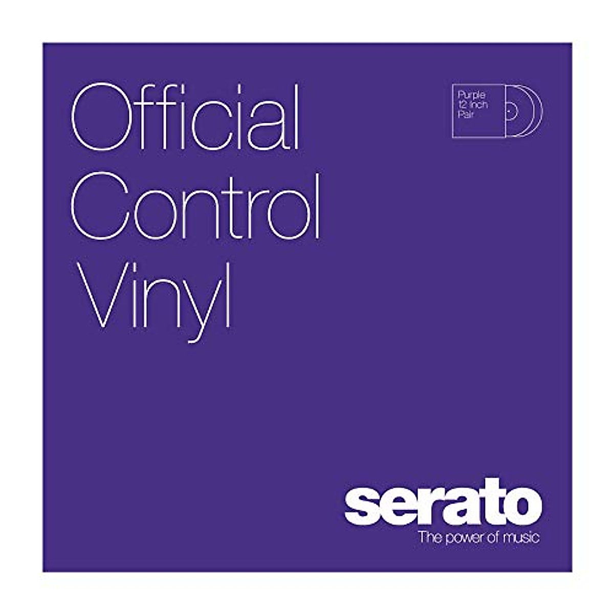 Serato Control Vinyl 12" Pair Purple