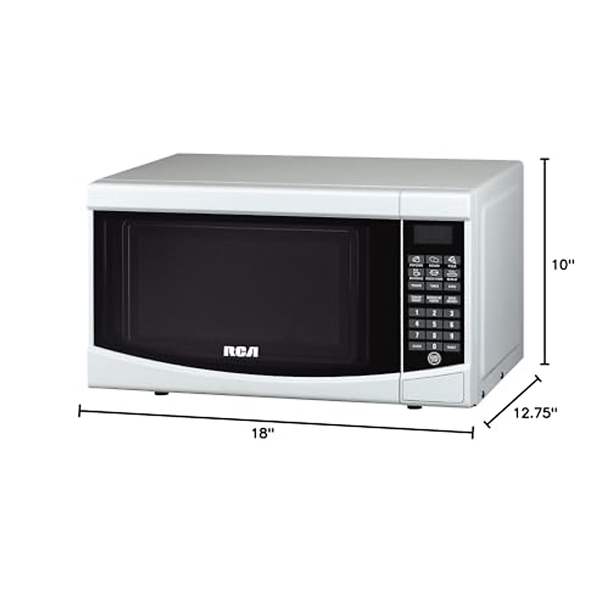 RCA RMW733-WHITE Microwave, 0.7 cu. ft, White, DAA