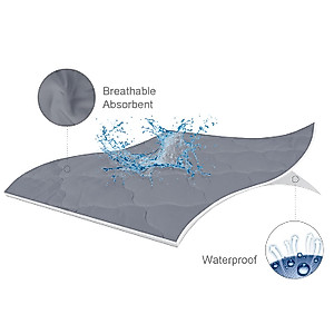 Crib Mattress Protector Waterproof & Crib Mattress Pad Cover