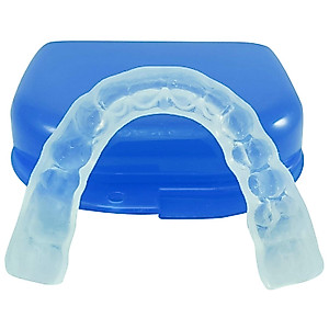 Thin Slim Soft Custom Teeth Night Guard - Teeth Grinding - Teeth Clenching Dental Guard - Slim Thin Fit for Small Mouth - Great for Day Or Night Use - for Upper Teeth - Bruxism Mouth Guard