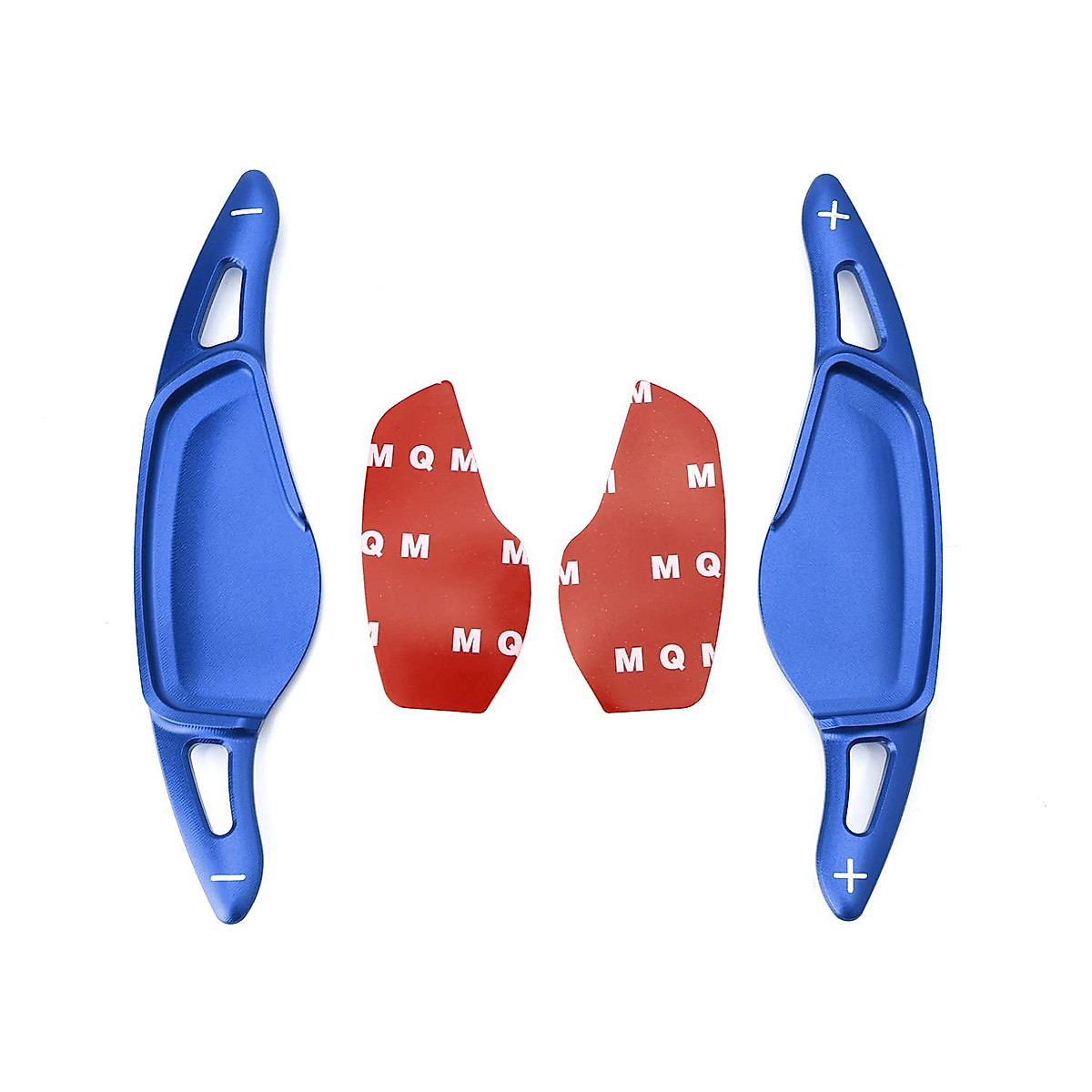 iJDMTOY Sports Blue CNC Billet Aluminum Large Paddle Extensions Compatible with Toyota 2020-up Supra GR