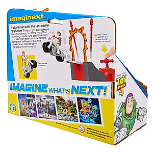 Toy Story 4 Thomas & Friends Fisher-Price Disney Pixar Duke Caboom Stunt Set by Fisher-Price Imaginext