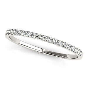 MauliJewels 0.9 Carat Diamond And Emerald Shape Emerald Bridal Set Ring 4-prong 10k White Gold