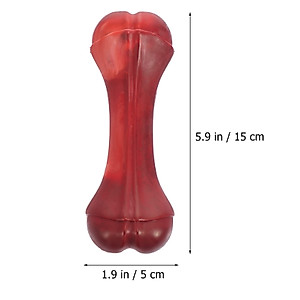 balacoo Cleaning Toy Dog Chew Toys Molar Bone Pet Snacks with Real Beef Flavor Dog Teething Chew Toys Bones Puppy Toys Teeth Cleaning Dental Care for Aggressive Chewers Puppy Teething Toy