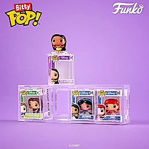 Funko Bitty Pop! Disney Princess Mini Collectible Toys - Cinderella, Snow White, Aurora & Mystery Chase Figure (Styles May Vary) 4-Pack