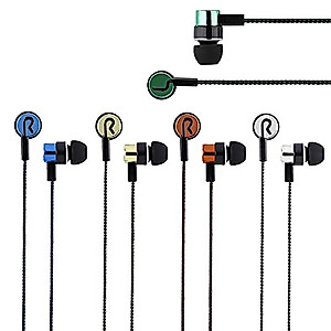 Tatoonly Superjiuex Fashion Design Sports Running Noise Isolating Stereo 1.1M in-Ear 3.5mm Media Player Music Earphone Stereo Music Headphone