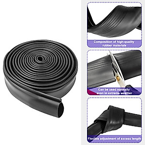 Garage Door Seal,Garage Door Bottom Weather Seal,Weatherproofing Garage Door Seals Replacement Overhead P-Bulb Garage Door - 16FT