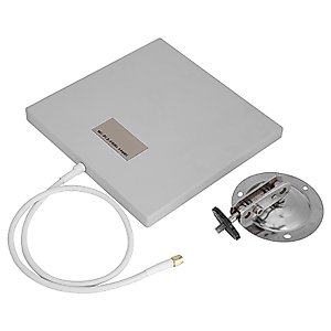 Antenna Panel Directional WiFi 2.4Ghz High Grain WiFi WLAN Extender Directional Long Range- White