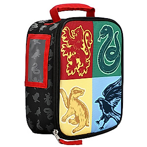 Bioworld Harry Potter Hogwarts House Double Sided Lunch Box