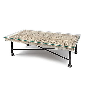 Fab Glass and Mirror Clear Tempered Top 24"x48" Rectangle 1/2" Thick with Flat Edge Radius Corner Replacement Dining, Coffee, Patio Table, Tabletop Protectors by Fab Glass, 24" X 48"