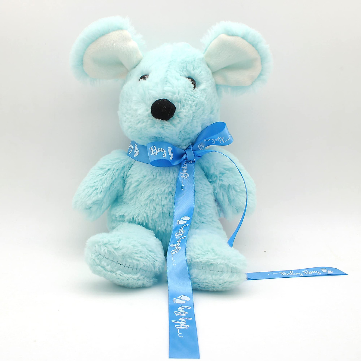 Baby Boy Blue Satin Ribbon for Decoration, Width 19 mm, Ideal for Newborn, Baby Shower, Birthday (Baby Boy) …