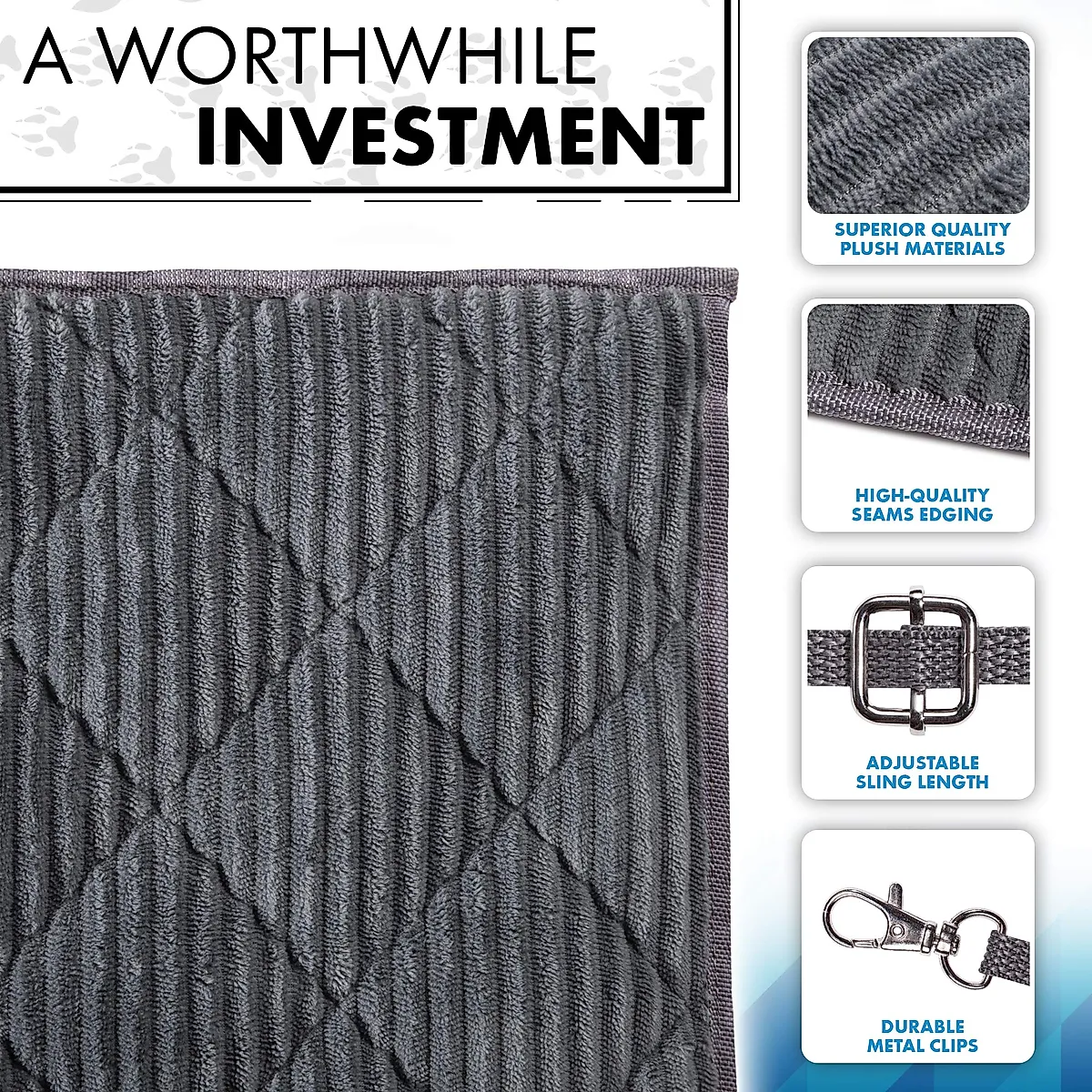 2 Brothers Wholesale Ferret Hammock for Cage - Plush Double Bunk Bed Hanging Clips - Perfect for 2 or More Small Pets! (Rats, Ferrets, Hamsters, Guinea Pigs, Chinchillas & Squirrels) - Purple