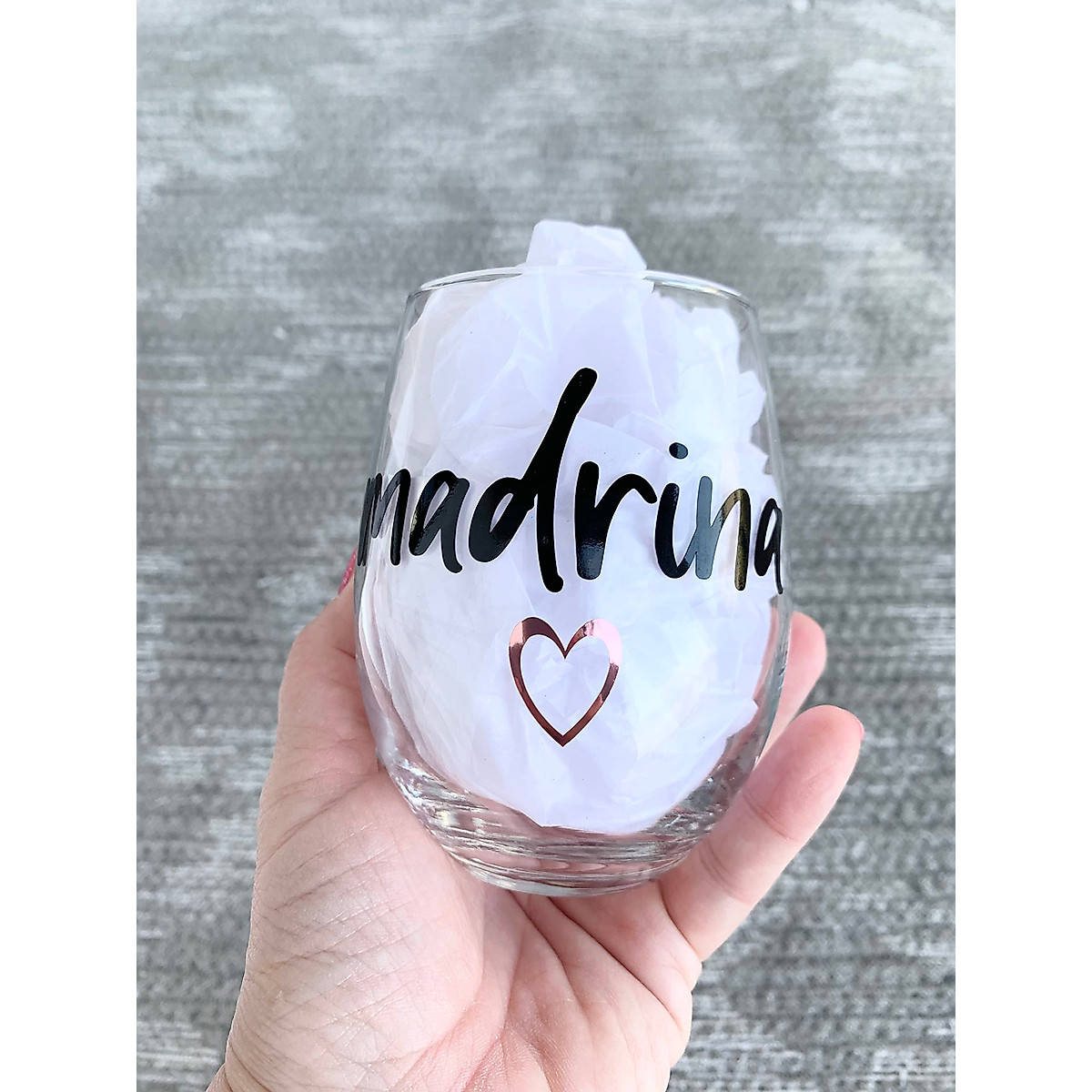 Madrina Gift, Godmother Proposal Gift, Godmother Box, Will you be my Godmother, Baptism Godmother, Godmother Wine glass, Godparent Gift, Madrina Proposal Gift, Madrina