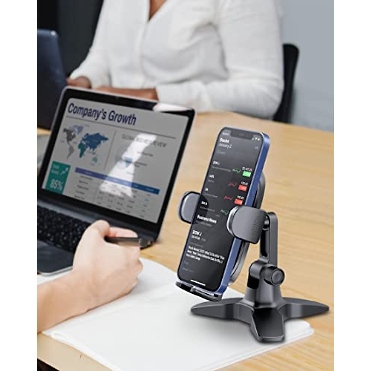 GUANDA TECHNOLOGIES CO., LTD. Cell Phone Stand, Desk Phone Holder, Phone Mount for Car Vent