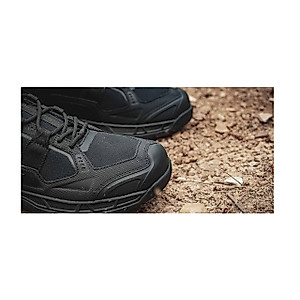 VIKTOS Men's Range Trainer XC Waterproof Breathable Tactical Running Shoes with Hi-Rebound EVA Midsole, Black, 8