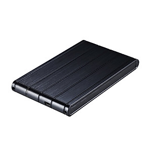 BIPRA USB 3.0 Ultra Slim Hard Drive Enclosure Case for 2.5" SATA Hard Drive Stylish Design GD25603 (Black_GD25603)
