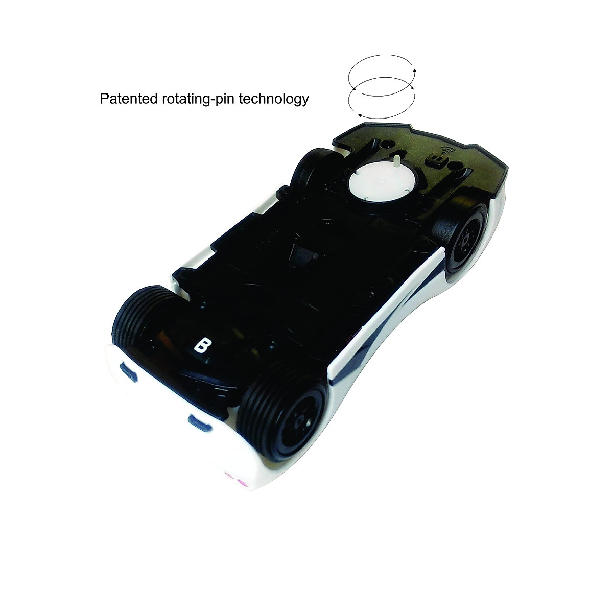 DMX Racer: Dynamic Motion Express - Exclusive Pro Slot Car Racing, 2.4GHz 4 Player 18' Multi-Track, Progressive Remote Control Vehicles, Lane Changing