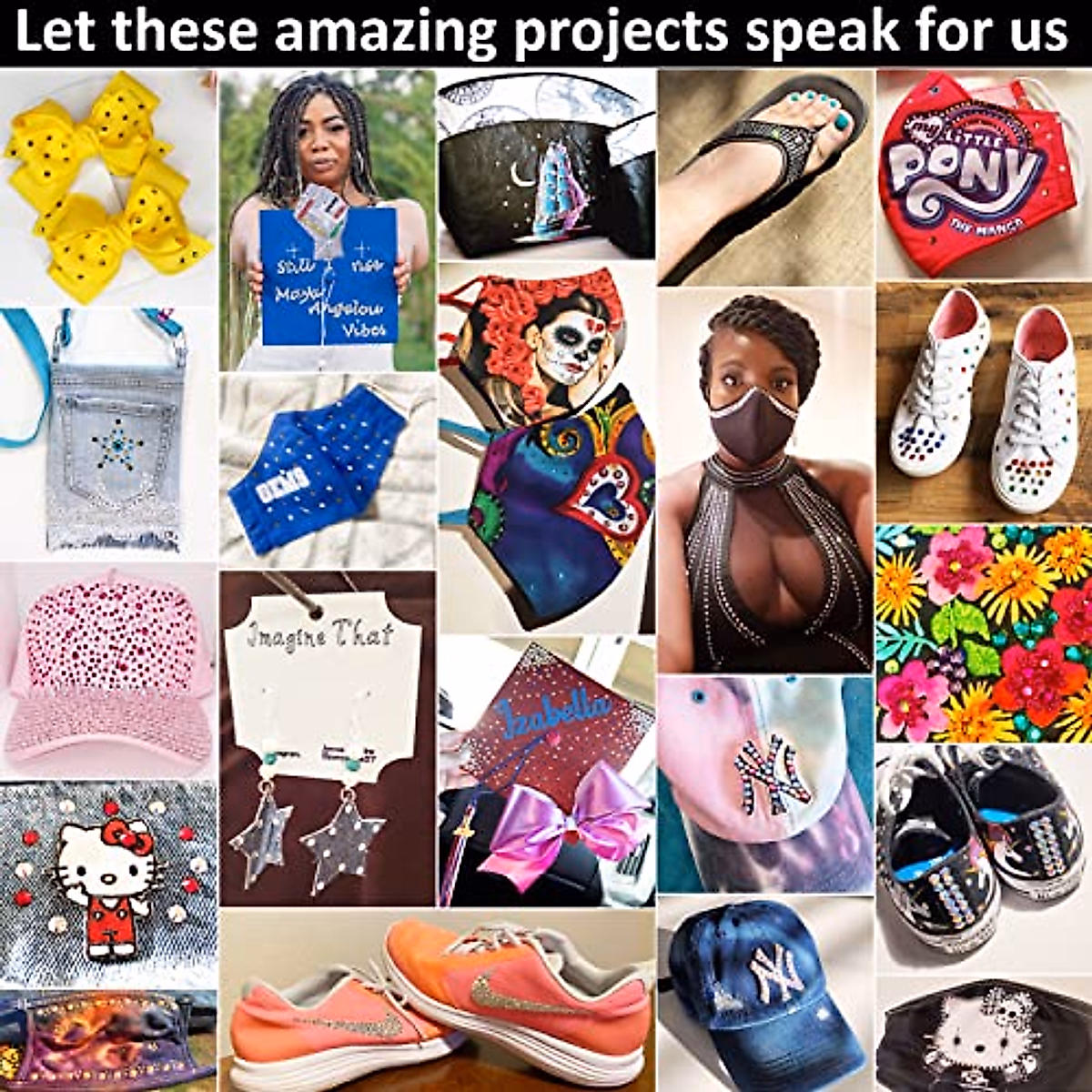 Hotfix Rhinestone Applicator Tool, Hot Fixed Applicator Rhinestones Kit, Bedazzler Kit with Rhinestones, Badazzle Bigger Gems Crystal Pen Setter, Bedazzle 17 Colors Rinestones Set, Jewel Picker