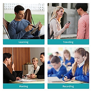 Adelagnes X5 Pro Reader Scanner Pen Dictionary Language Translator Device Voice Translator Support 112 Languages Real Time Text to Speech OCR/WiFi Translator Suitable for Meetings Travel Learning