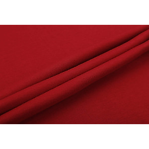 Derminpro Men's Thermal Turtleneck Soft Long Sleeve T-Shirt Red Small