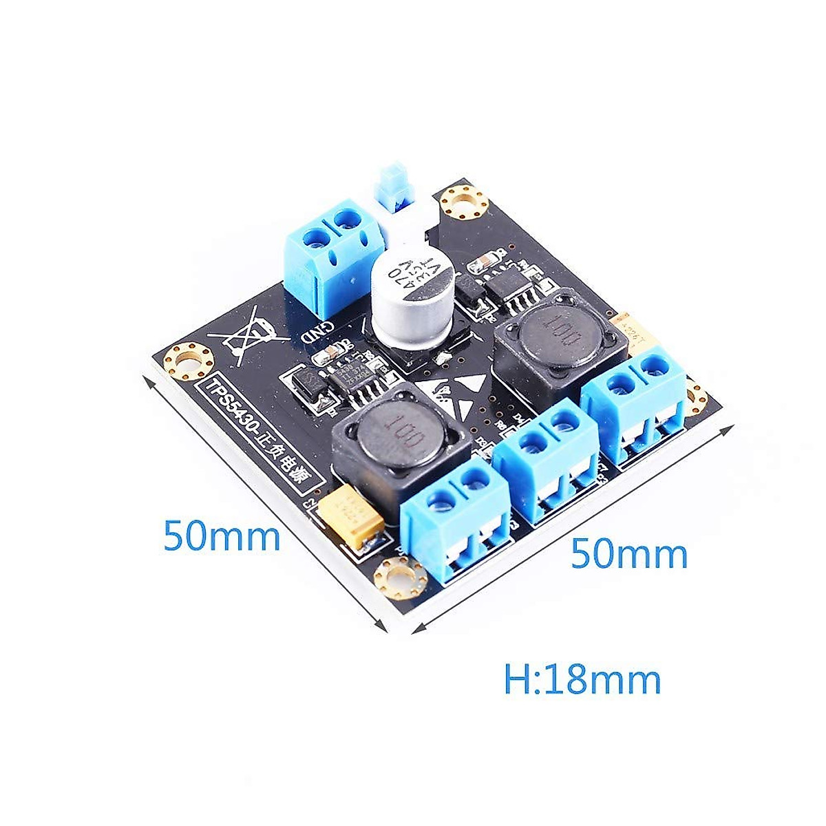 DONGKER TPS5430 Voltage Regulator Module,DC-DC -12V 12V Positive Negative Dual Output Module Power Supply Module with Switching