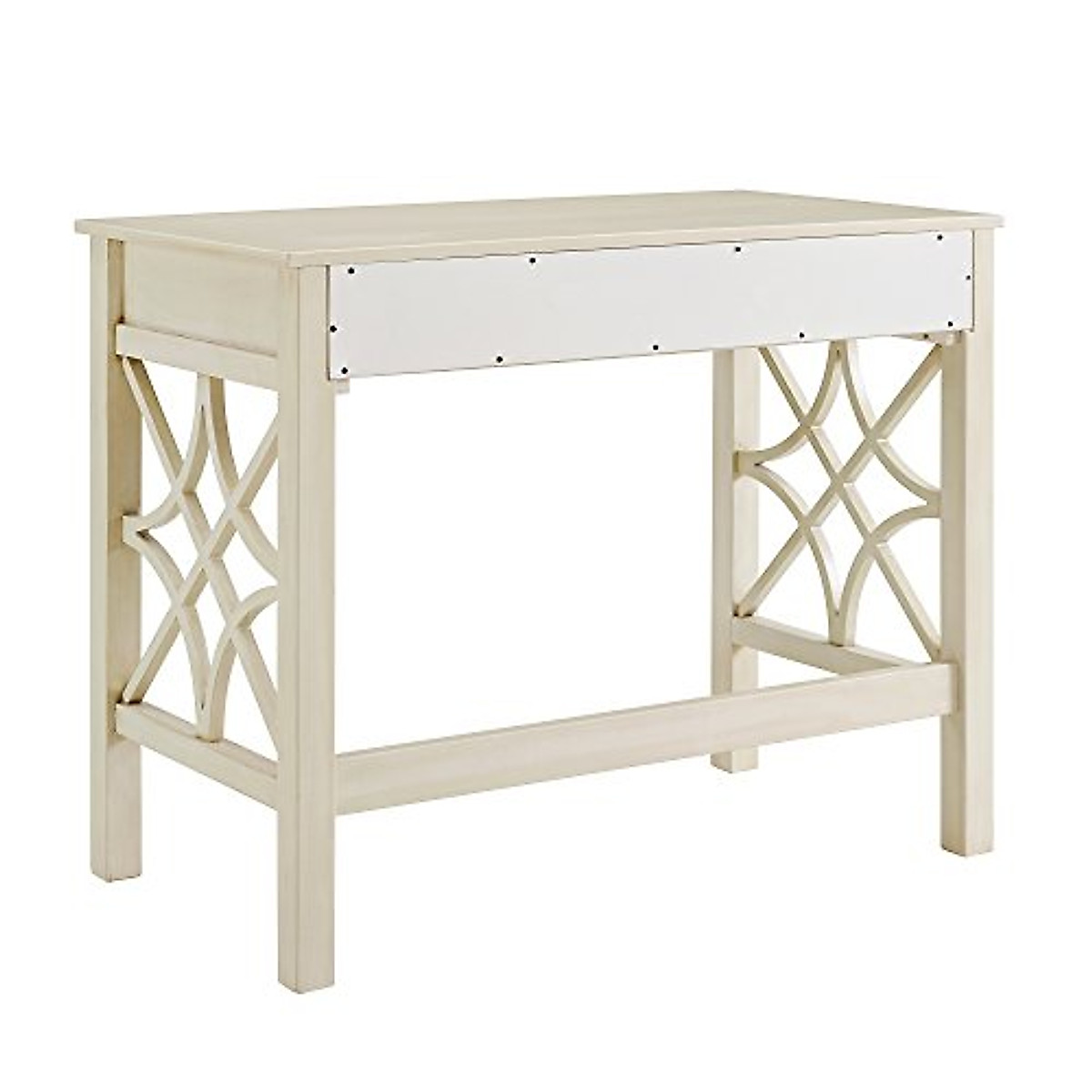 Linon Desk, Antique White, 38 x 20 x 30