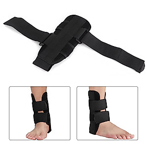 Ankle Support Brace, Adjustable Ankle Varus Valgus Corrector, Compression Ankle Fixation Wrap for Running, Basketball, Volleyball, Achilles, Tendon, Sprain, Injury Recovery(Large)