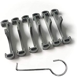 Neodrain 7020 Clip, Tile Tray Supporter, Grey Plastic Clips ONLY for NEODRAIN 18.24.28.32.36.48.60.72 inch Tile-Insert Shower Drain,with Lifting Hook -6 PCS