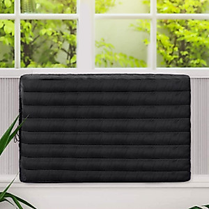 Bekith Indoor Air Conditioner Cover Defender, AC Cover for Inside Window Unit 17 x 13 x 3.5 inches(L x H x D), Black