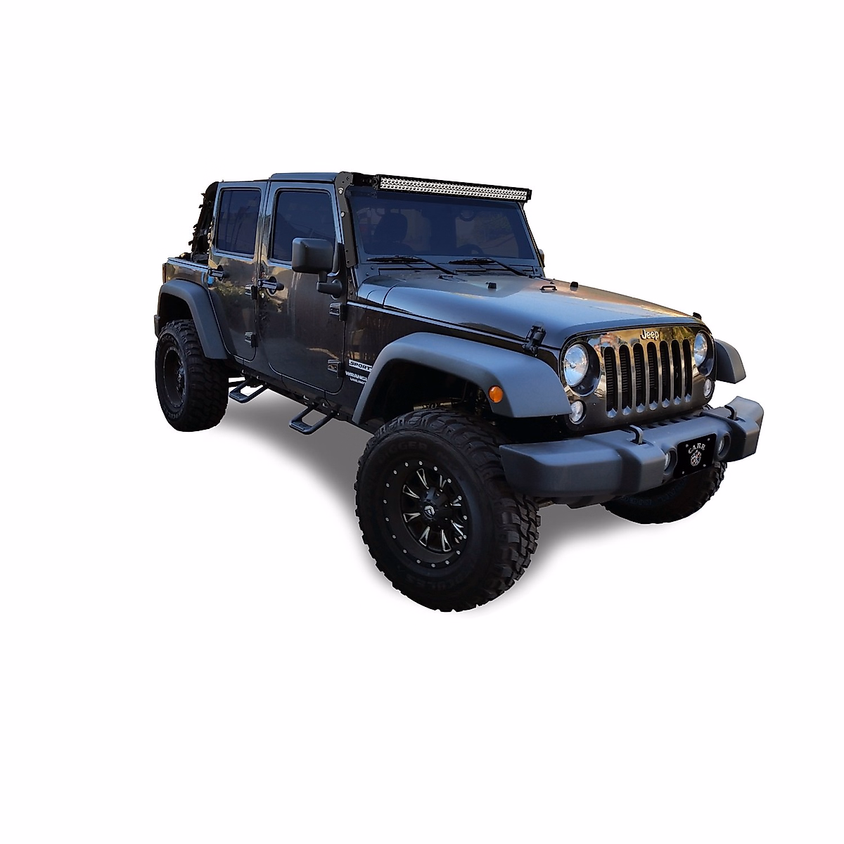 Carr 104501 Hoop II XP3 Black Powder Coat Pair