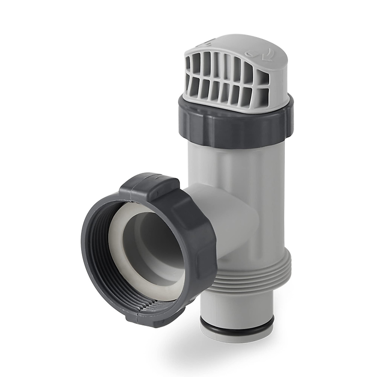 Intex 26004E Above Ground Swimming Pool Inlet Air Water Jet Replacement Part Kit; Includes Plunger Valve, Strainer Connector, Strainer Grid, etc.