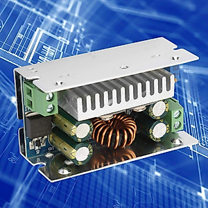 DC-DC Converter, 200W 15A 8-60V to 1-35V Module DC Power Converter Non-Isolated Adjustable Switching Power Transformer Driver Adapter
